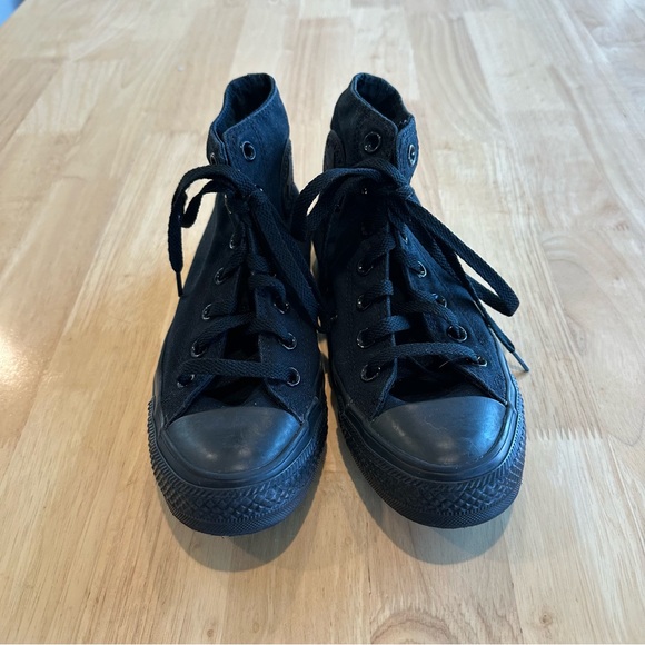 Converse | Shoes | Converse All Black High Top Sneakers | Poshmark